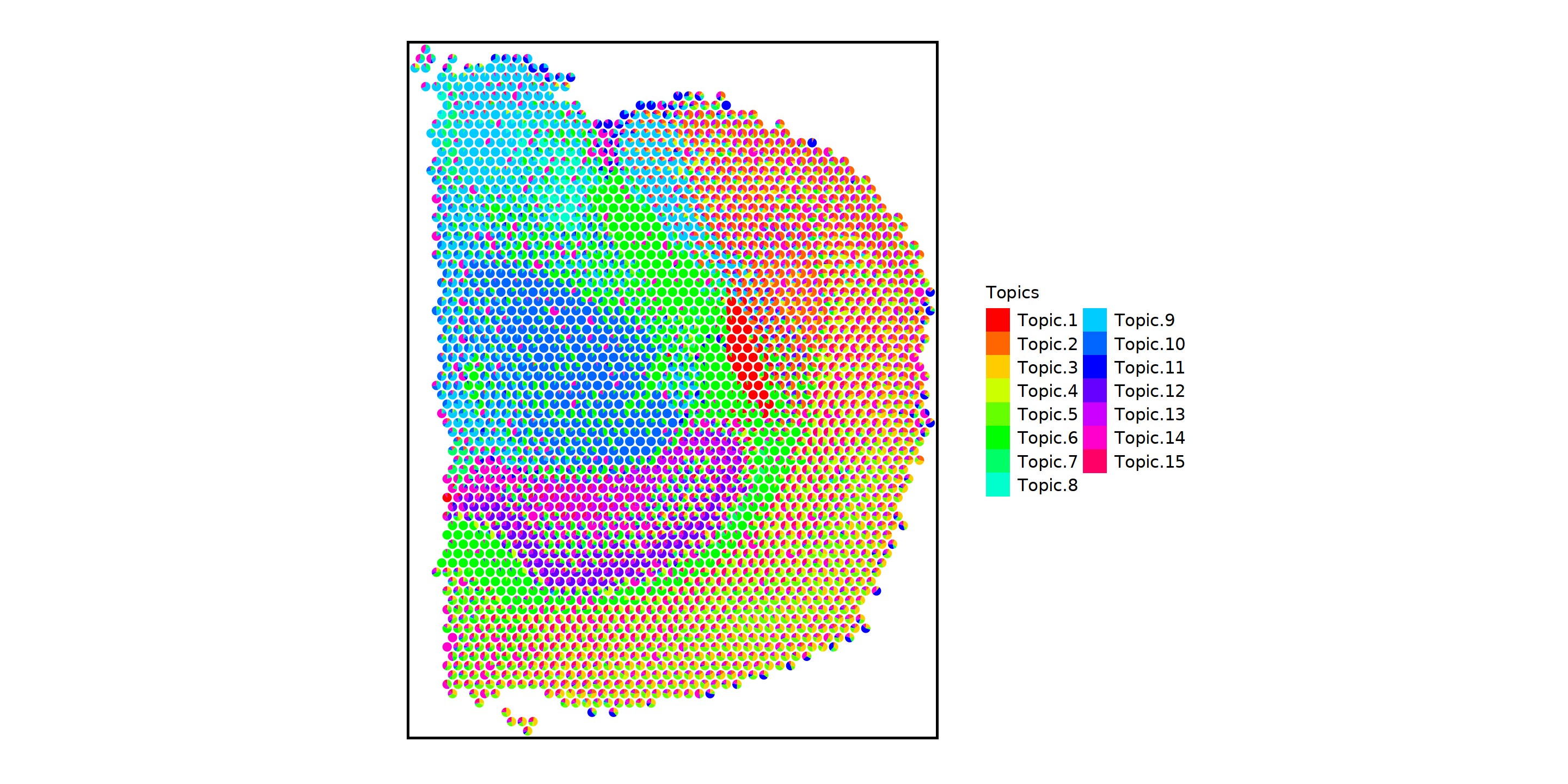 Reference Free Cell Type Deconvolution Of Multi Cellular Pixel Resolution Spatially Resolved 5392